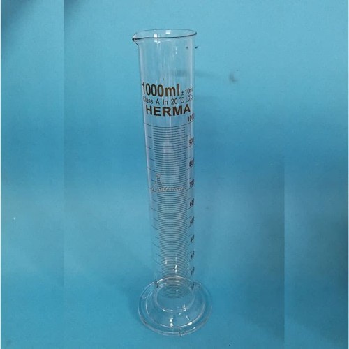 Jual GELAS UKUR 1000ML KACA MEASURING CYLINDER 1 LITER 1L 1000 ML Ready Alat LAB | Shopee Indonesia