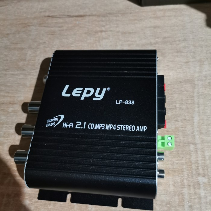Jual MINI LEPY LP-838 CAR 3 CHANNEL AMPLIFIER STEREO MEGA BASS 12V HI-FI | Shopee Indonesia