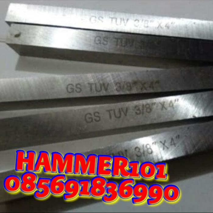 Jual Pahat Bubut HSS Square Tool Bit Size 3/8"x3/8" x 4" (10x10x100) mm ...
