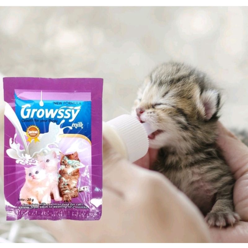 Jual Susu Growssy susu anak kucing sachet milk cat kitten growssy ...
