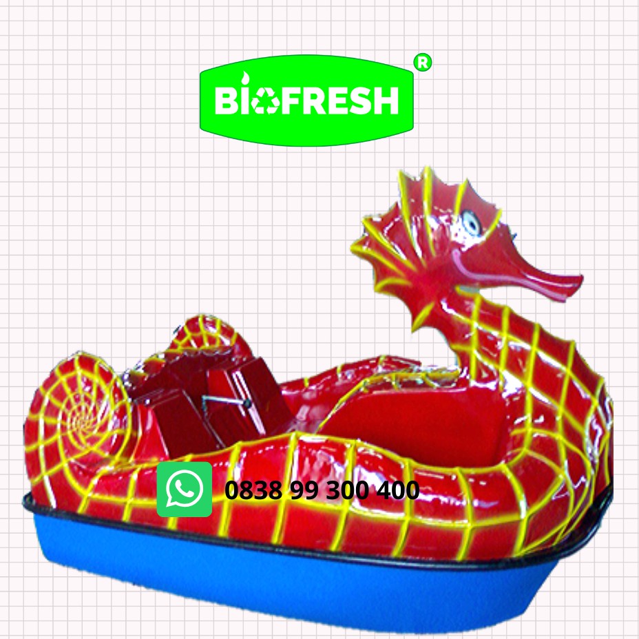 Jual Sepeda Air Kuda Laut Fiberglass Biofresh / Perahu Dayung & Wisata ...