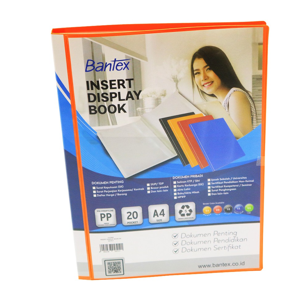 Jual Bantex Insert Display Book PP A4 20 pocket - 3143I | Shopee Indonesia