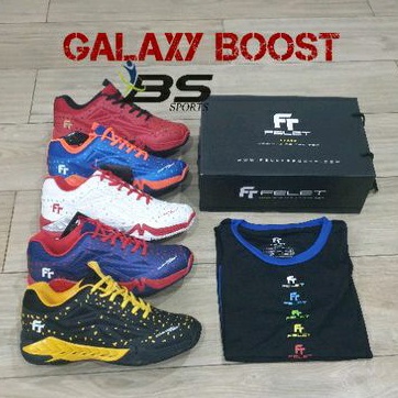 Jual SEPATU BADMINTON FELET GALAXY BOOST ORIGINAL | Shopee Indonesia
