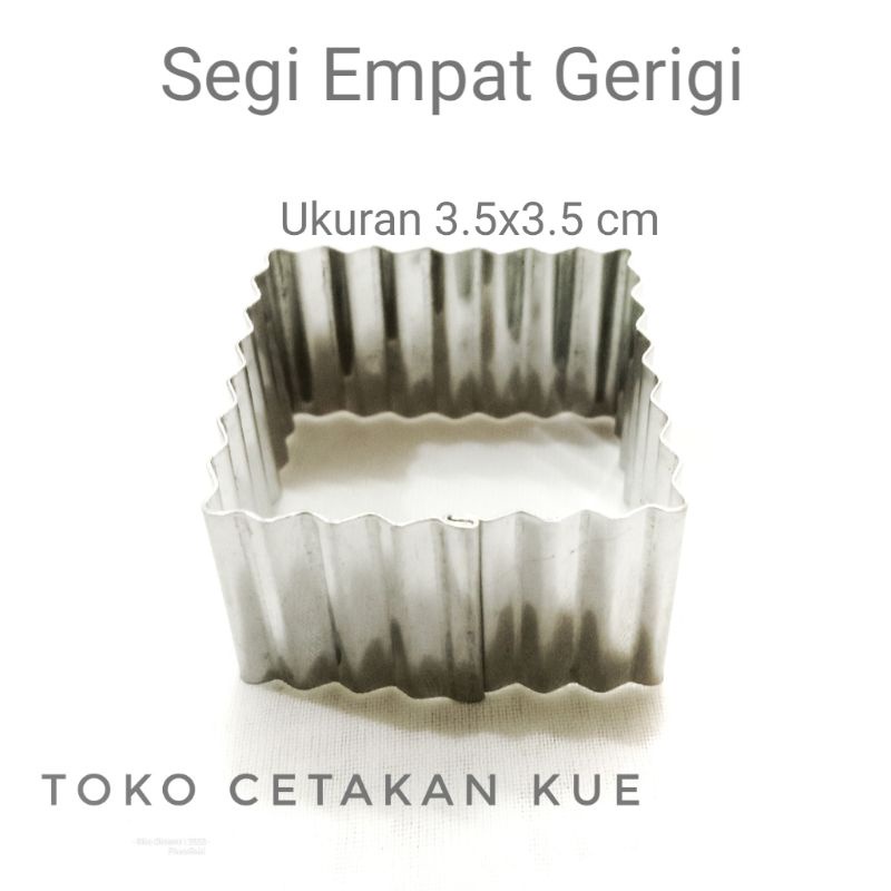 Jual Cutter Hati Bulat Gerigi Kotak Segi Empat Wajik Persegi Panjang ...