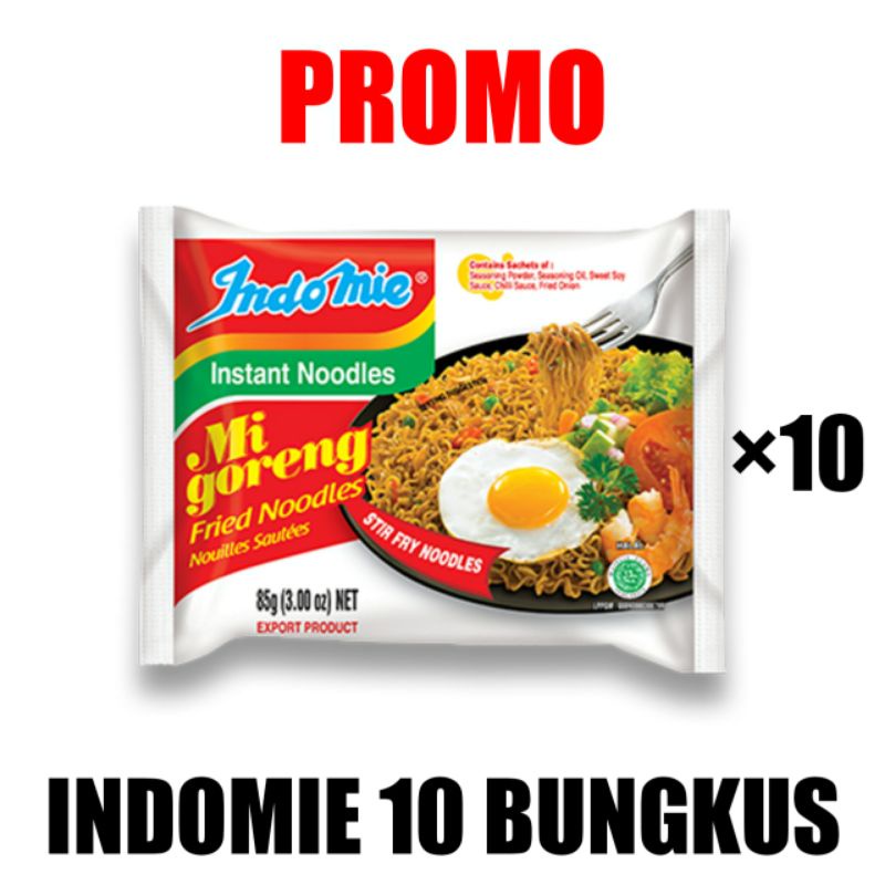 Jual Indomie goreng 10 bungkus Promo | Shopee Indonesia