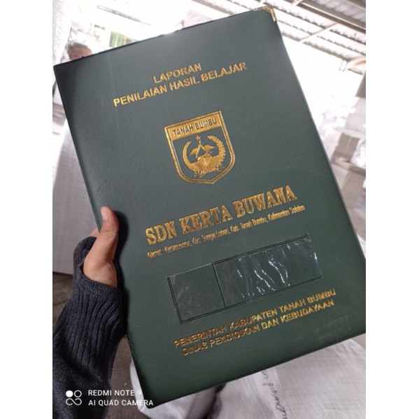 Jual MAP RAPORT/IJAZAH HOTPRINT CUSTOM | KULIT IMITASI | TULISAN TIMBUL ...
