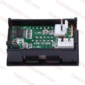 Jual Promo DC VOLTMETER AMMETER DIGITAL AMPEREMETER 100V 10A DUAL LED ...