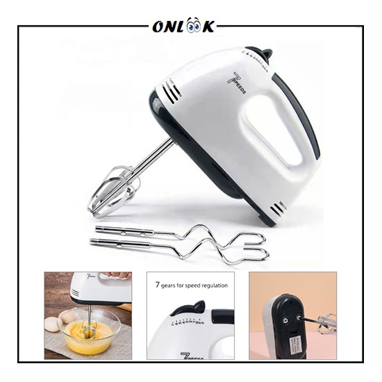 Jual Hand Mixer Elektrik 7 Kecepatan Kocokan Telur Pengaduk Adonan