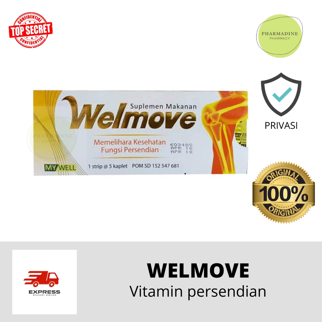 Jual Welmove strip isi 5 tablet / Memelihara Kesehatan Persendian ...