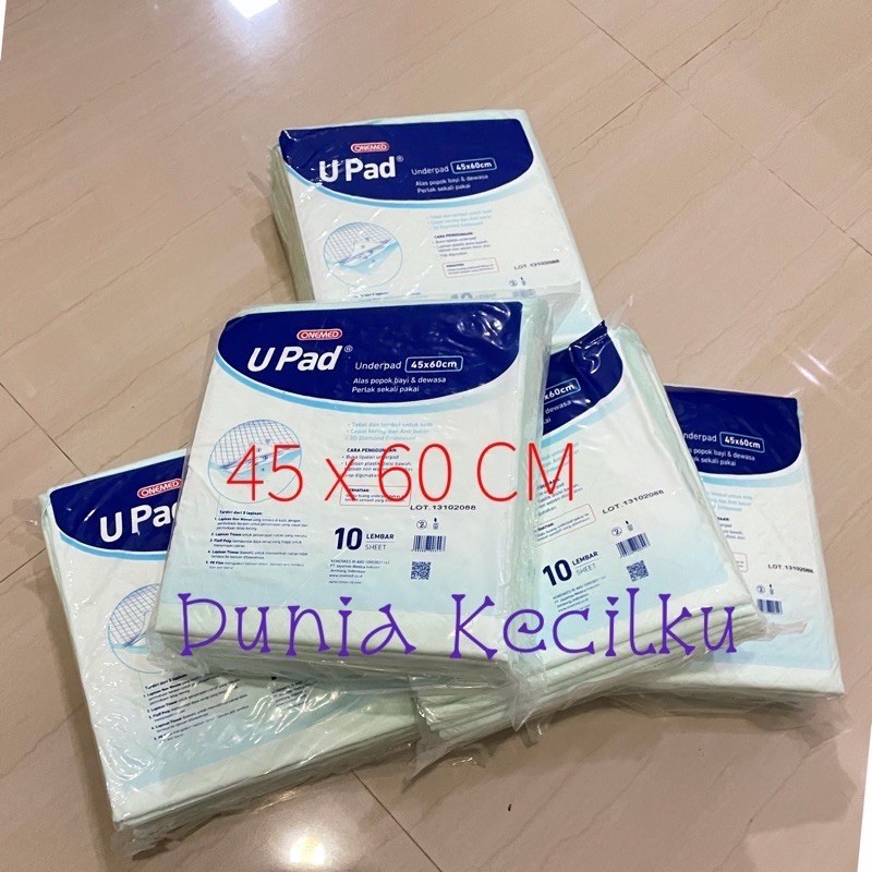 Jual Underpad Onemed Upad Perlak Popok Alas Kandang 45 x 60cm | Shopee ...