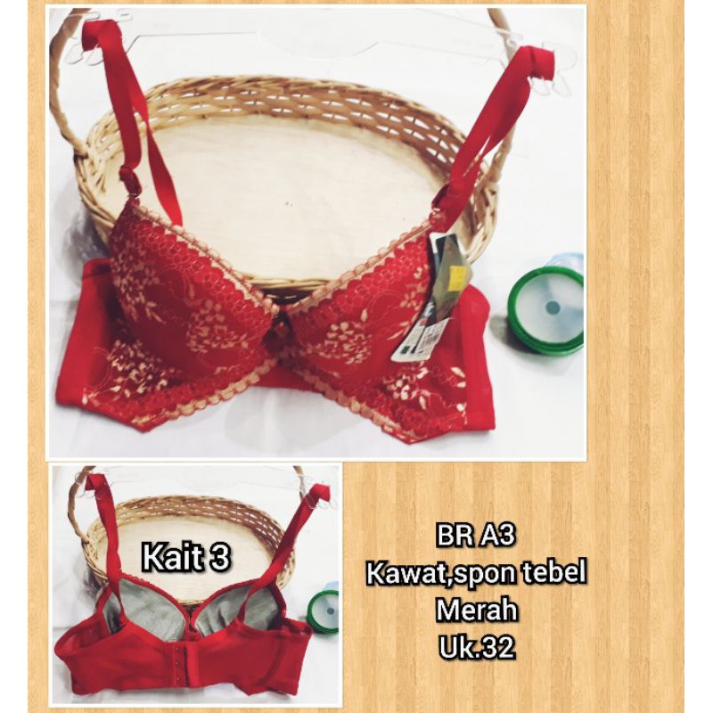 Jual Bra / BH BR A3 Kawat spon tebal | Shopee Indonesia