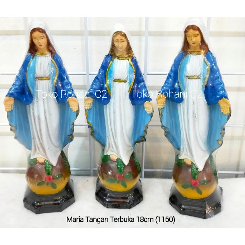 Jual Patung Maria Tangan Terbuka 18cm (1160) - Patung Maria - Patung ...