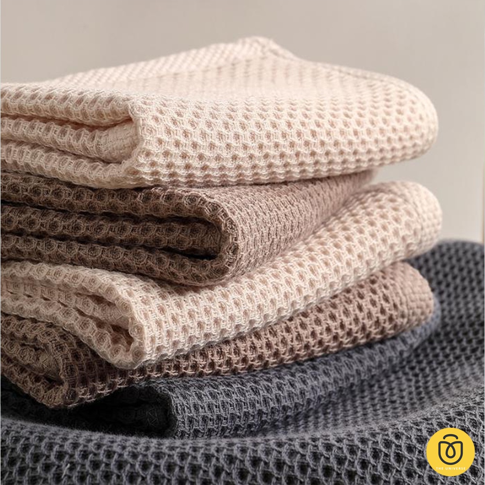 Jual 1Pc Kain Lap Tangan Katun Motif Waffle Hand Towel Kitchen Towel ...