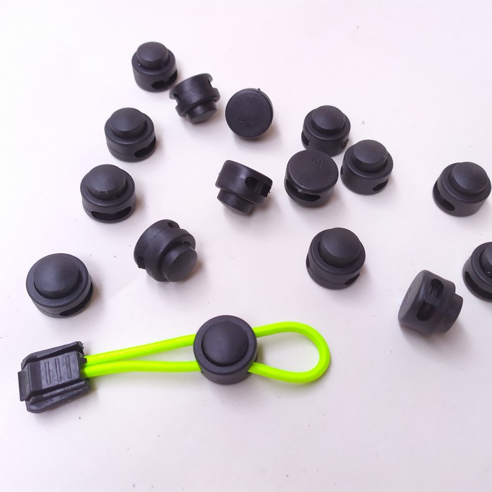 Jual (10 pcs) Stopper Tali Kur Model KLAKSON / Stoper Tali Dimensi ...