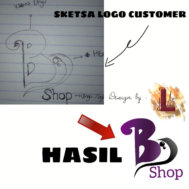 Jual JASA DESAIN LOGO CUSTOM - SKETSA DARI PEMBELI | Shopee Indonesia