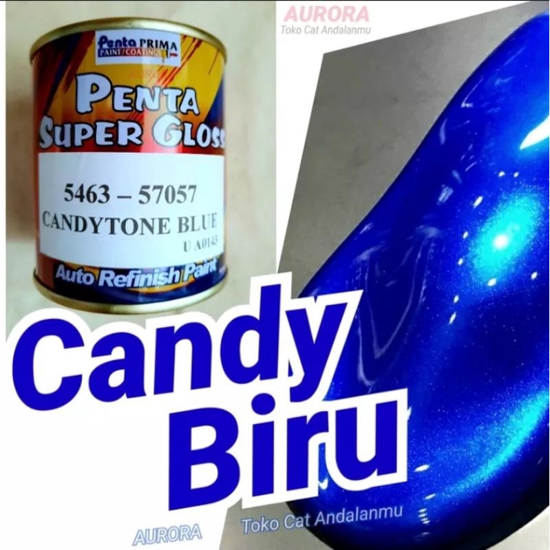Jual Cat Penta Super Gloss NC Candy Tone Blue 200ml Biru Transparan ...