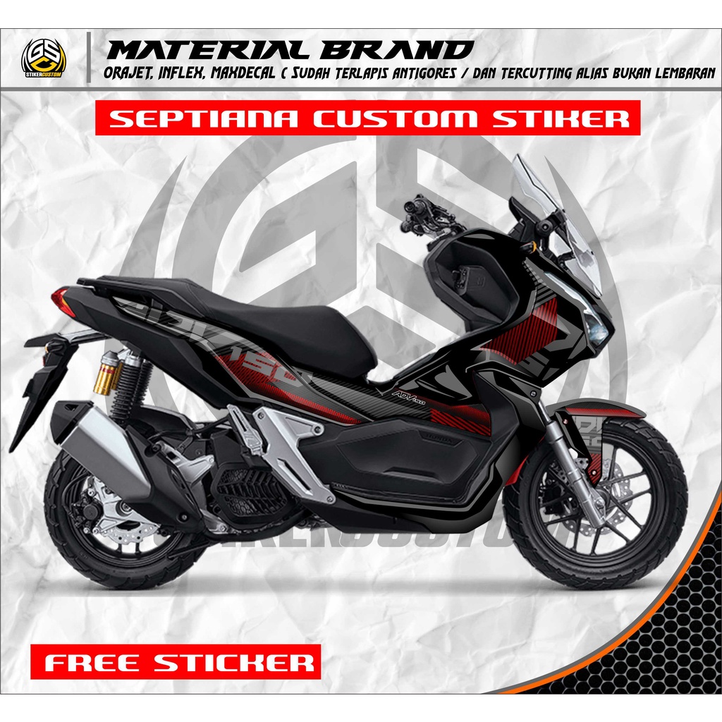 Jual Decal ADV 150 Striping Variasi Simpel Minimalis | Shopee Indonesia