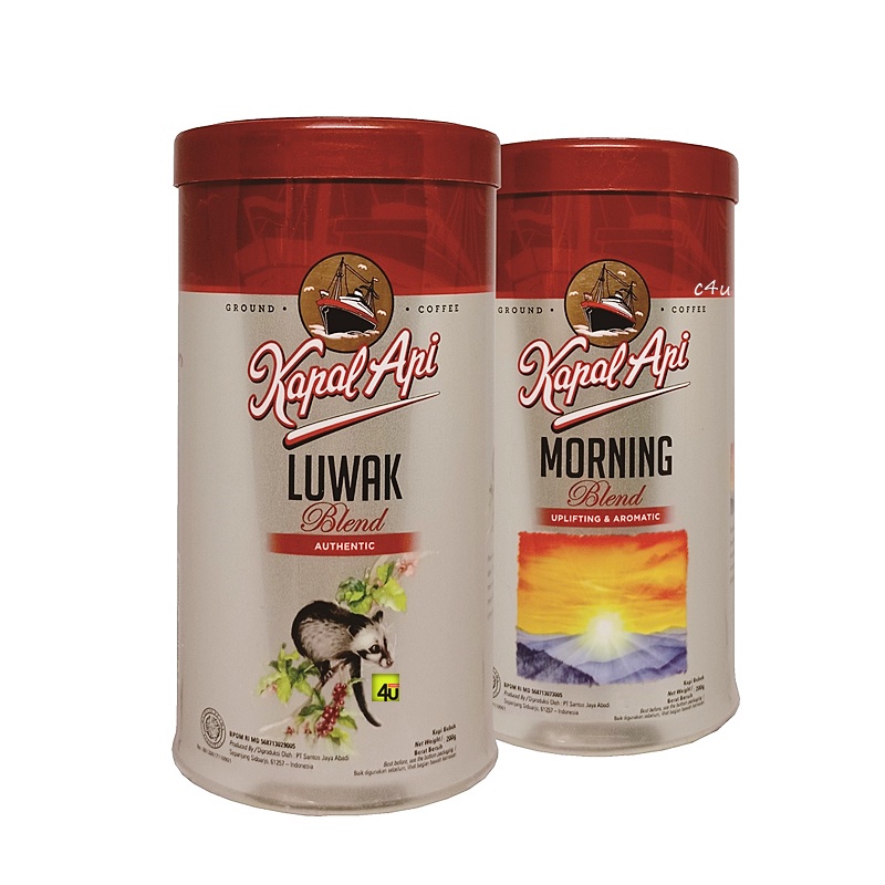 Jual Kapal Api - MORNING BLEND / LUWAK BLEND - 200 gr KALENG | Shopee ...
