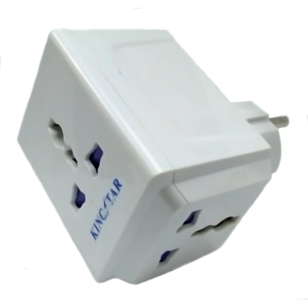 Jual Steker Colokan T Arde Cabang 3 Plug EU Universal Multi Adaptor ...