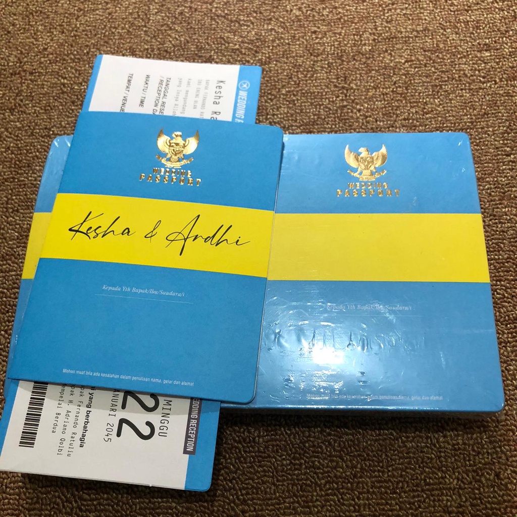 Jual Blangko Java Wedding Passport 03 Per Lembar | Shopee Indonesia