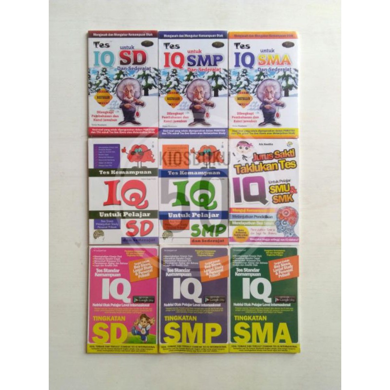 Jual TES IQ ( PSIKOTES SD SMP SMA ) | Shopee Indonesia