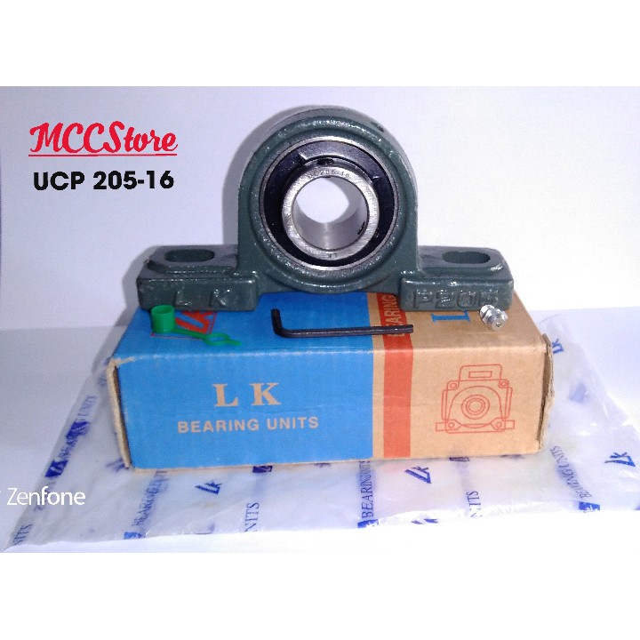 Jual LK Pillow Block Bearing Ucp 205-16 Laher Duduk | Shopee Indonesia