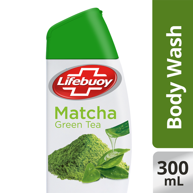Jual Lifebuoy Antibacterial Body Wash Matcha Green Tea 300 ml | Shopee ...