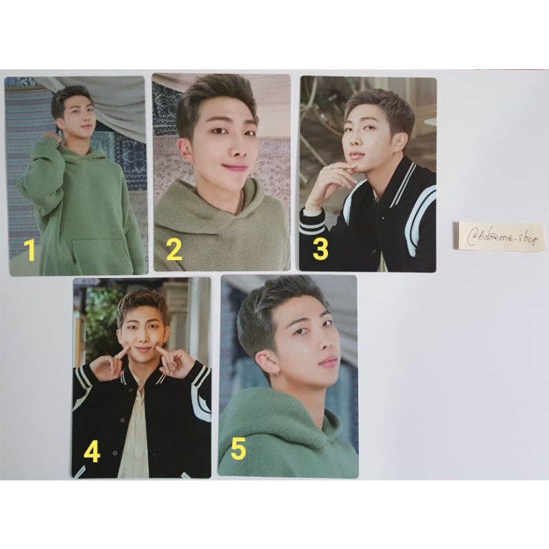 Jual OFFICIAL Mini Photocard BTS PTD RM Jin Suga Jhope Jimin V JK Ready ...