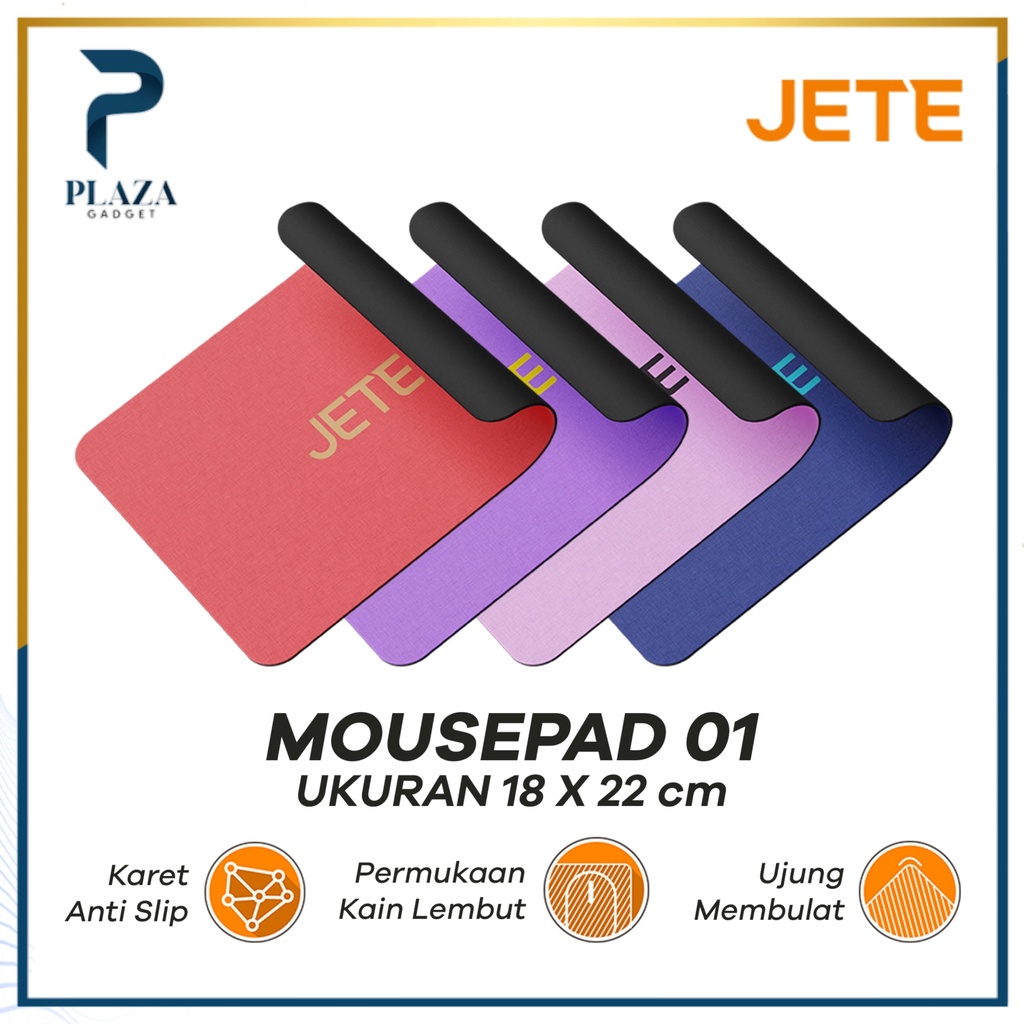 Jual JETE Mousepad 01 Universal Alas Mouse untuk Kantor Gaming kerja ...