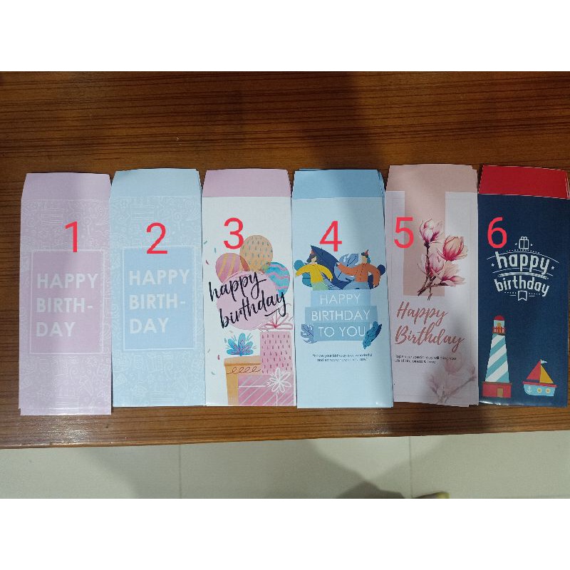 Jual Angpau / Amplop ulang tahun per lembar - happy birthday - medan ...