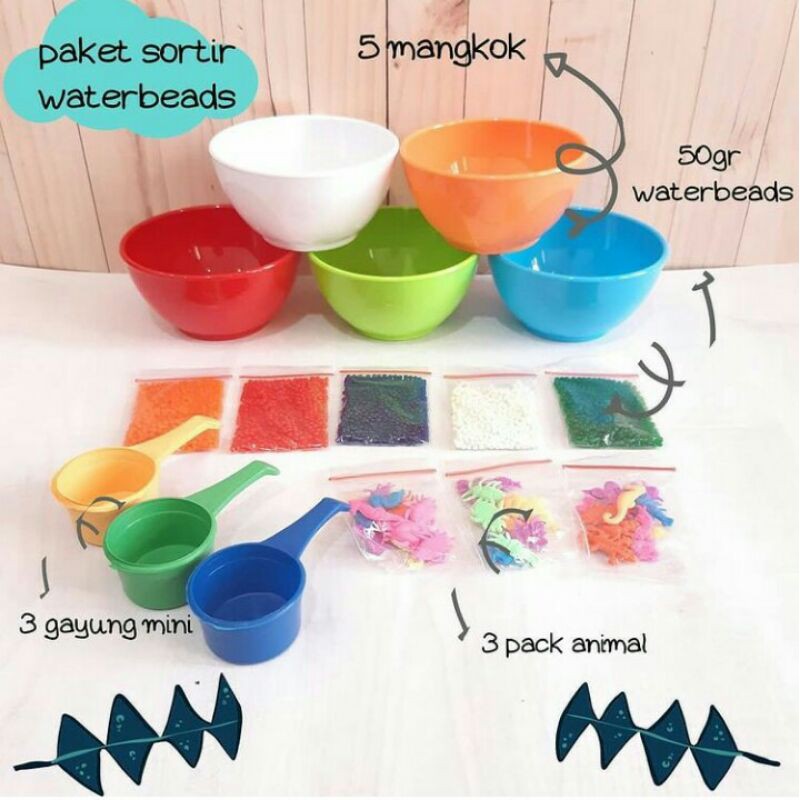 Jual Paket Sortir Waterbeads | Shopee Indonesia