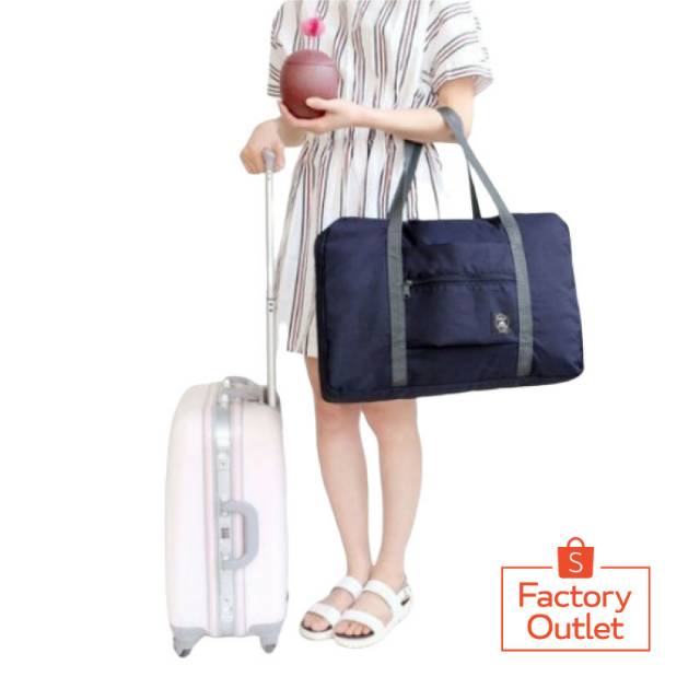 Jual Travelmate Tas travel besar lipat hand carry anti air Travel fold ...