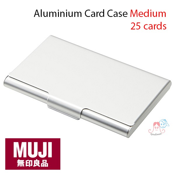 Jual Muji Aluminium Card Case Medium / tempat kartu / Card Holder ...