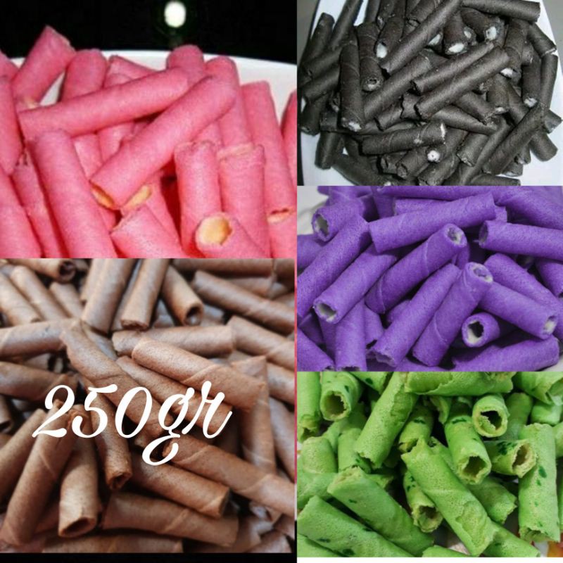 Jual 200GR Astor Bascelona Wafer Warna Warni | Shopee Indonesia