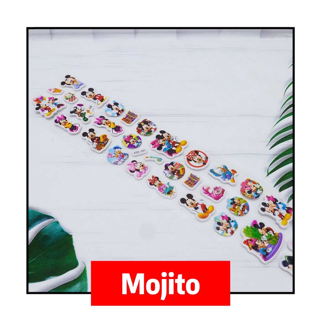 Jual Sticker Mickey Mouse Lucu / Sticker Mickey Mouse 3D / Sticker ...