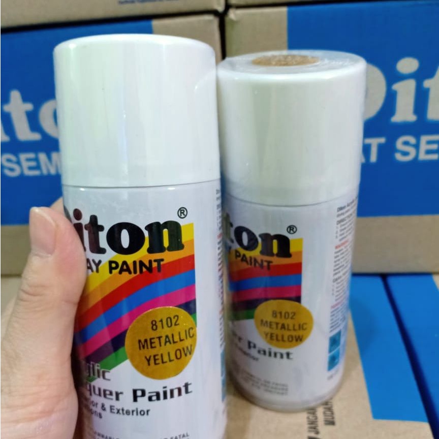 Jual DITON Spray Paint Acrylic Lacquer Paint Pilox Cat Semprot - 8102 ...