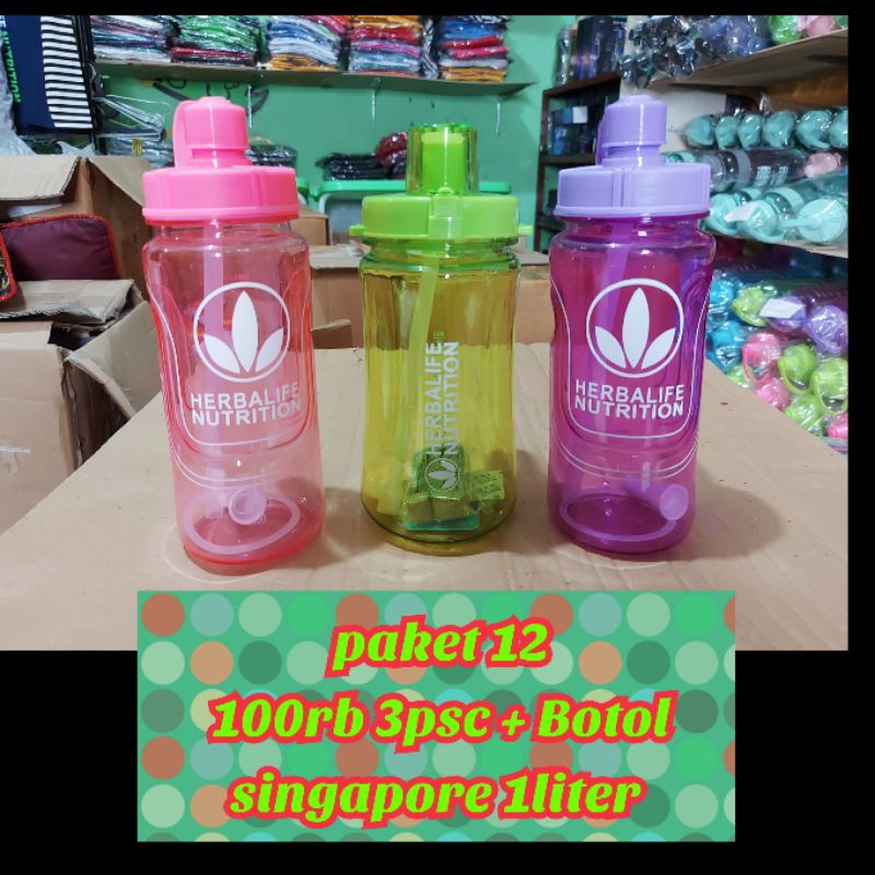 Jual PROMO BOTOL MINUM [H*3*R*B*4*L*I*F*3]/ BOTOL SINGAPORE 1LITER 1PSC ...