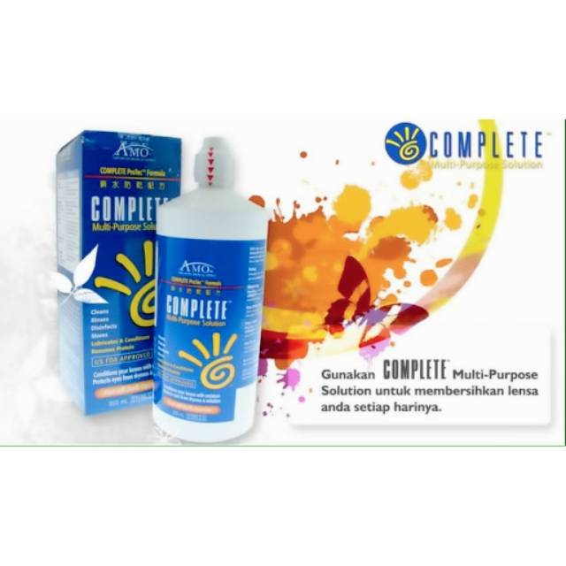 Jual COMPLETE MULTI PURPOSE SOLUTION 360ML / CAIRAN SOFTLENS COMPLETE ...