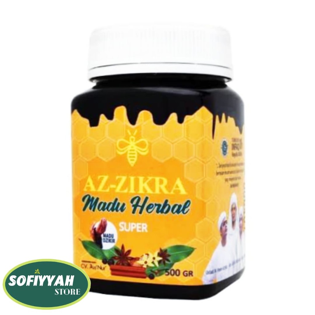Jual Madu Herbal Super Azzikra 500gr Kemasan Baru | Madu Azzikra Az-Zikra | Shopee Indonesia