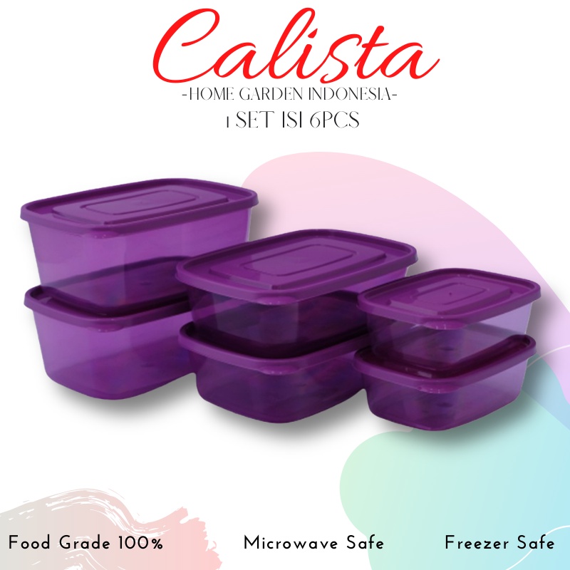 Jual TOPLES PLASTIK CALISTA SET TEMPAT KOTAK PENYIMPAN MAKANAN BUMBU ...
