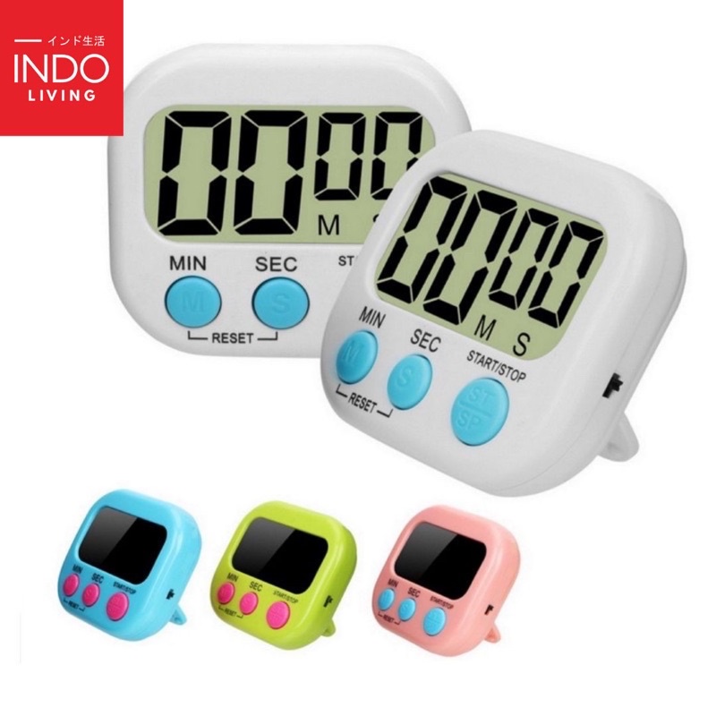 Jual Digital Kitchen Timer & Stopwatch Cute / Alarm Masak Dapur Roti ...