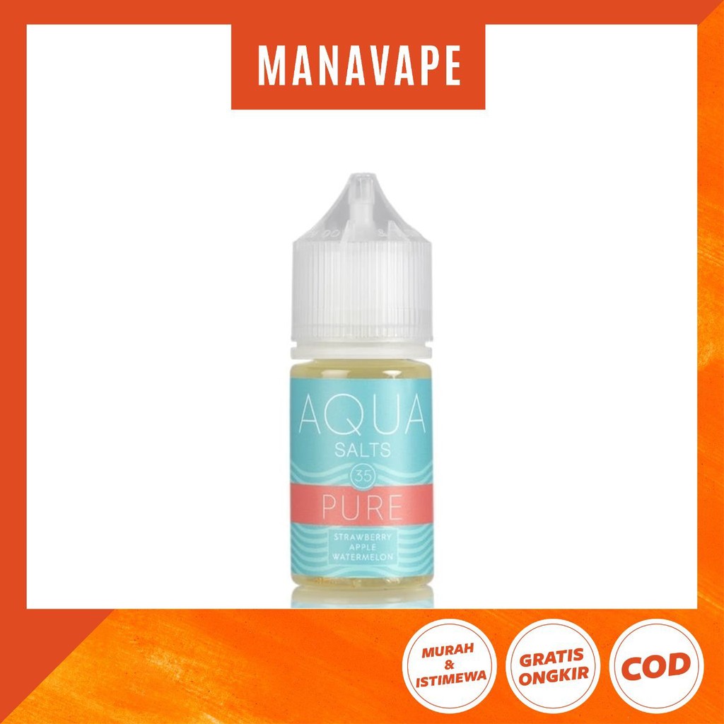 Jual AQUA PURE SALT NIC 30ML | Shopee Indonesia