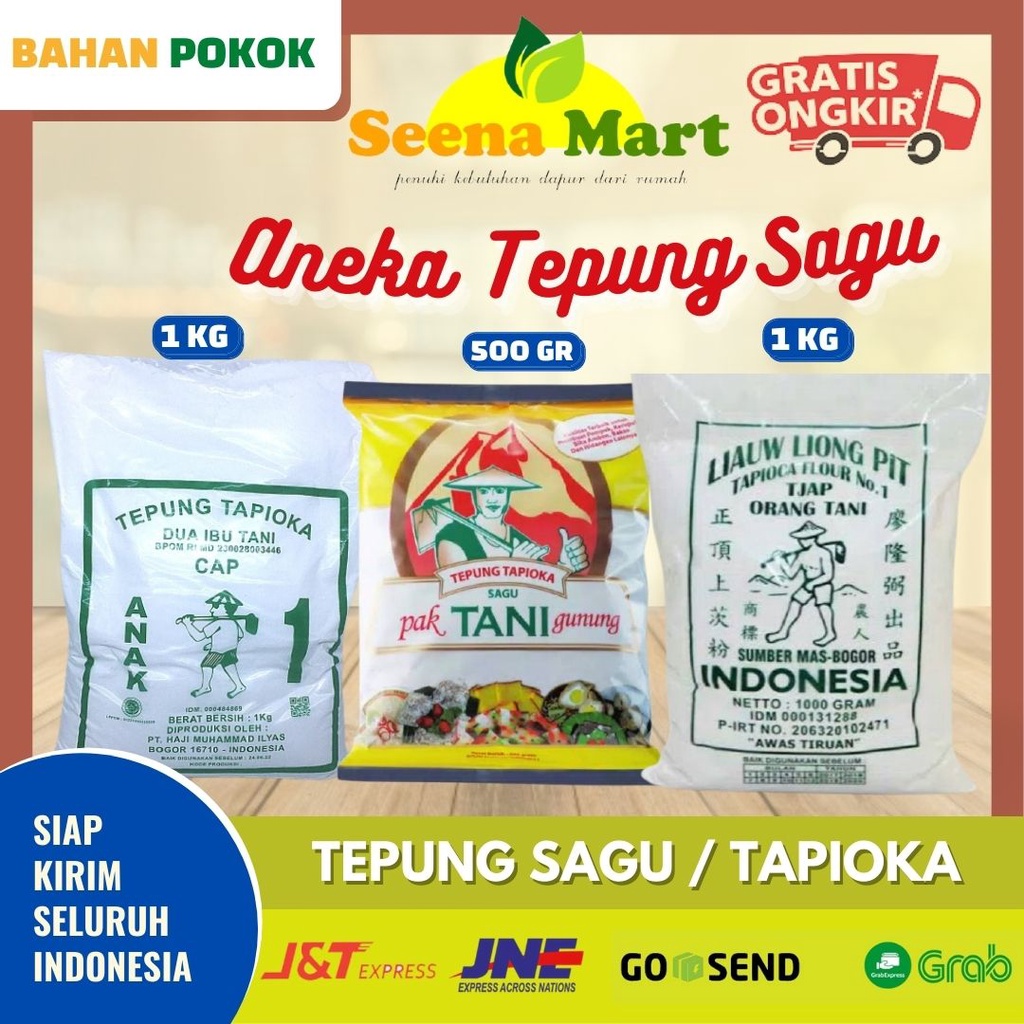 Jual Liong Pit Tepung Sagu Tani Tapioka Cap Pak Tani Cap Ibu Tani Anak ...