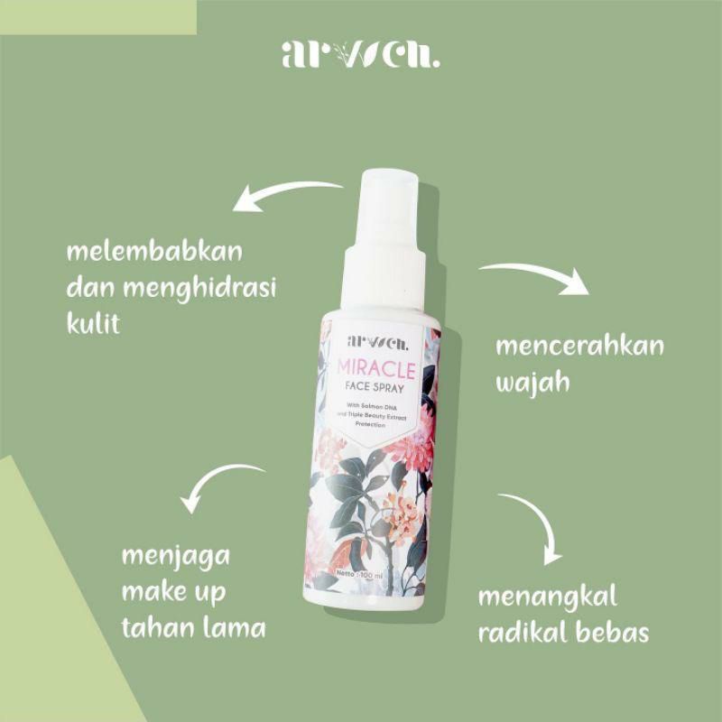 Jual MIRACLE FACE SPRAY by ARVVEN (READY) | Shopee Indonesia
