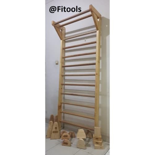 Jual [GYM] Stall Bar for Pull Up, Strength, Mobility, and Flexibility ...