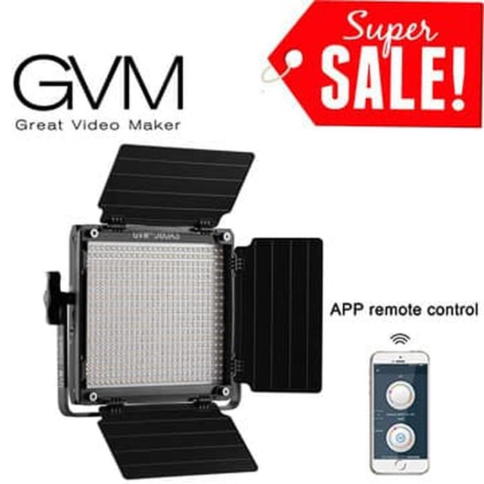 Jual GVM-560AS Bi-Color Video Light (2300K-6800K) | Shopee Indonesia