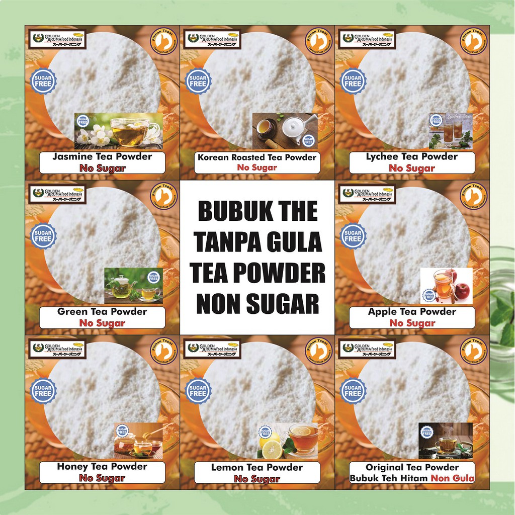 Jual Aneka Serbuk Bubuk Minuman 1Kg Tanpa Gula Rasa Original Lemon Tea ...