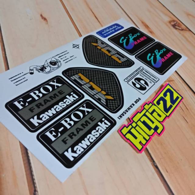 Jual sticker stiping PDK detail kawasaki ebox frame thailand striping ...