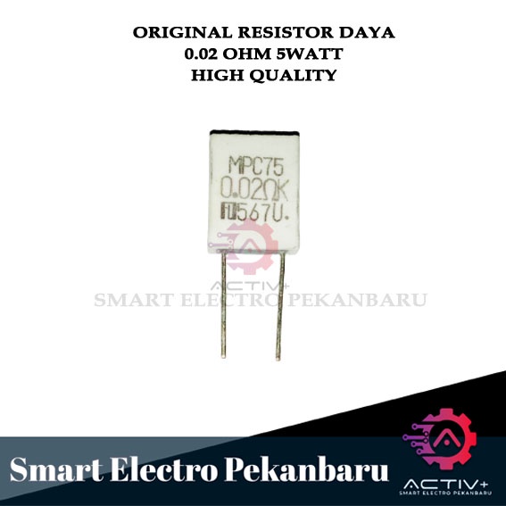 Jual ORIGINAL RESISTOR MPC 0.02 OHM 5WATT RESISTOR 0.02OHM RESISTOR 5 ...