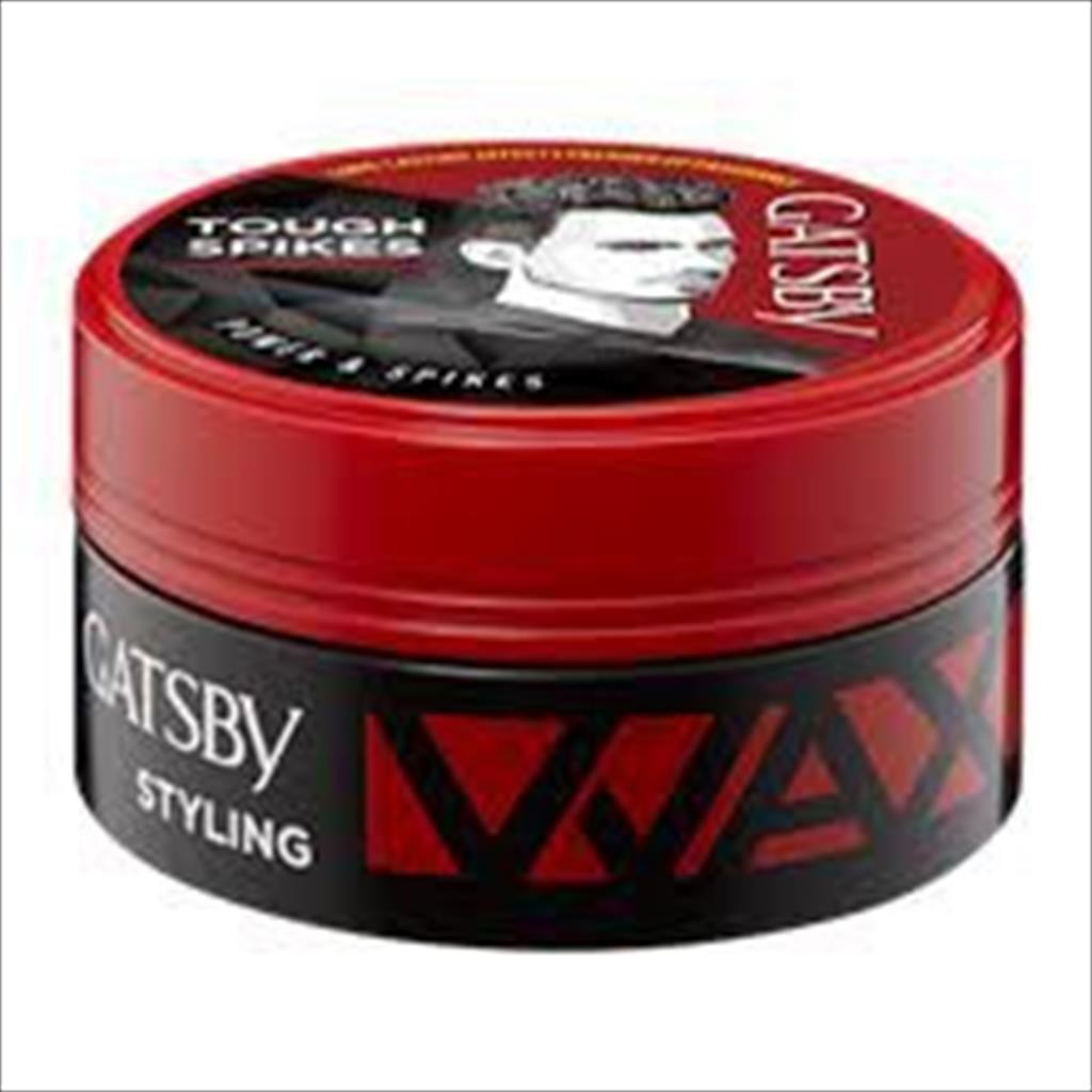 Jual GATSBY STYLING WAX TOUGH SPIKES / MERAH / RED 75gr | Shopee Indonesia